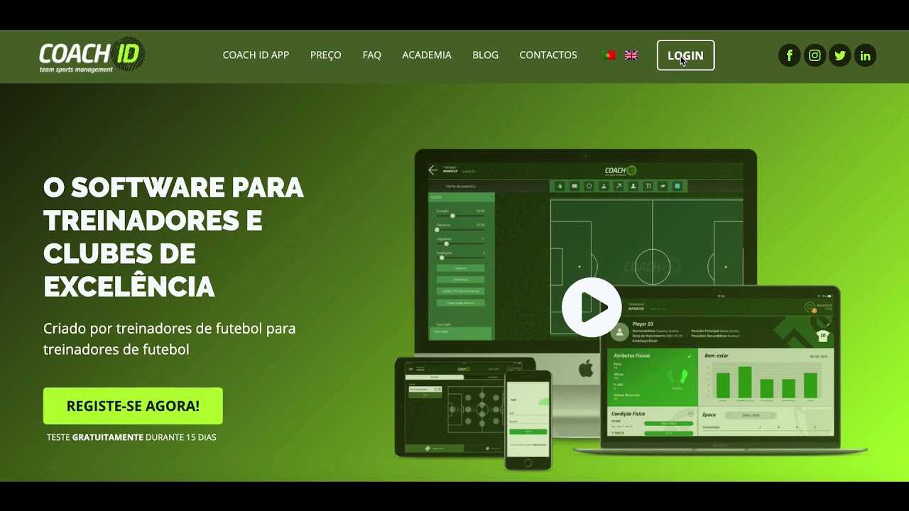 Como integrar os jogadores na Coach ID Player - YouTube