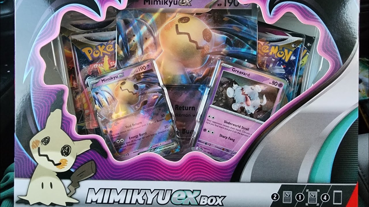 Mimikyu ex Collection Box - Pokemon Cards Opening - YouTube