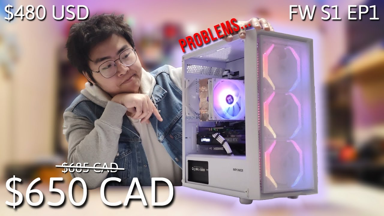 $650 White Gaming PC (Flipping Wednesday S1:E01) - YouTube