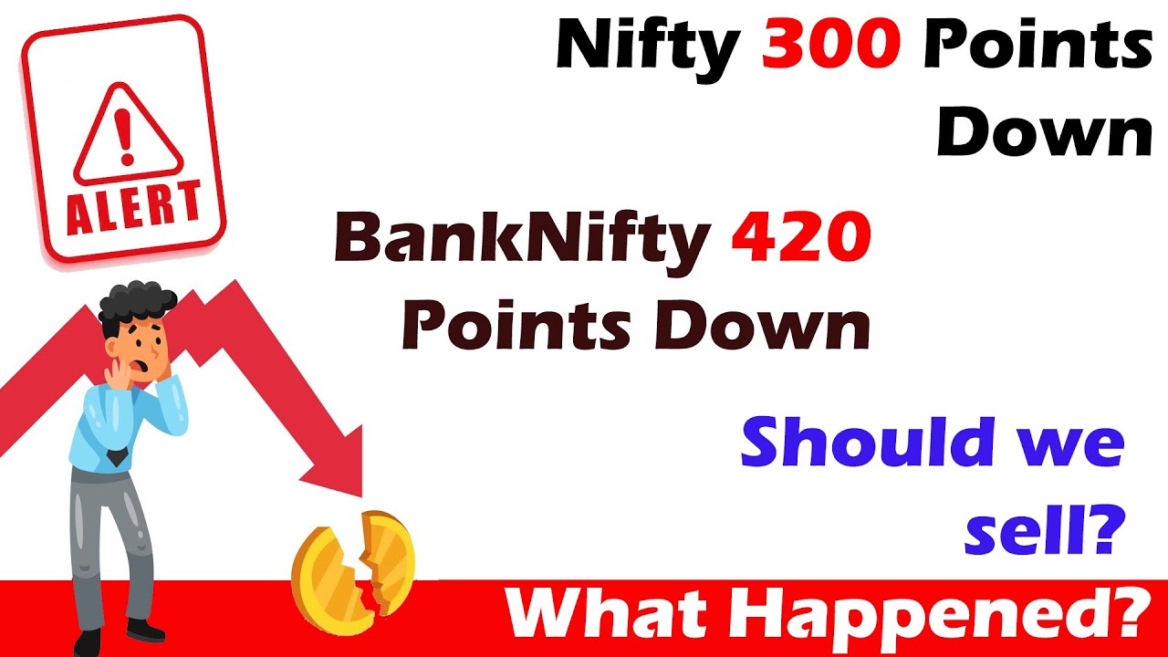Selling Pressure on Nifty | Nifty & Bank Nifty Down Suddenly| Should ...