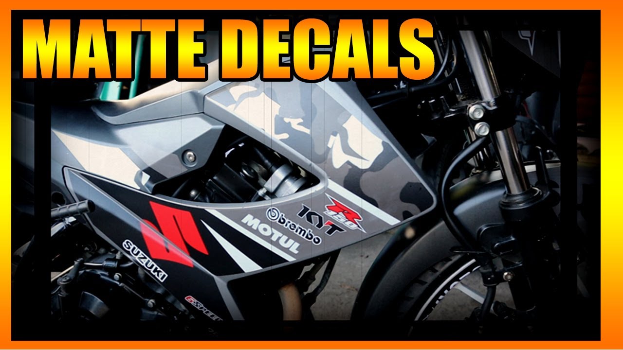 RAIDER Fi 150 X AEROX 155 MATTE DECALS BY STICKAZONE - YouTube