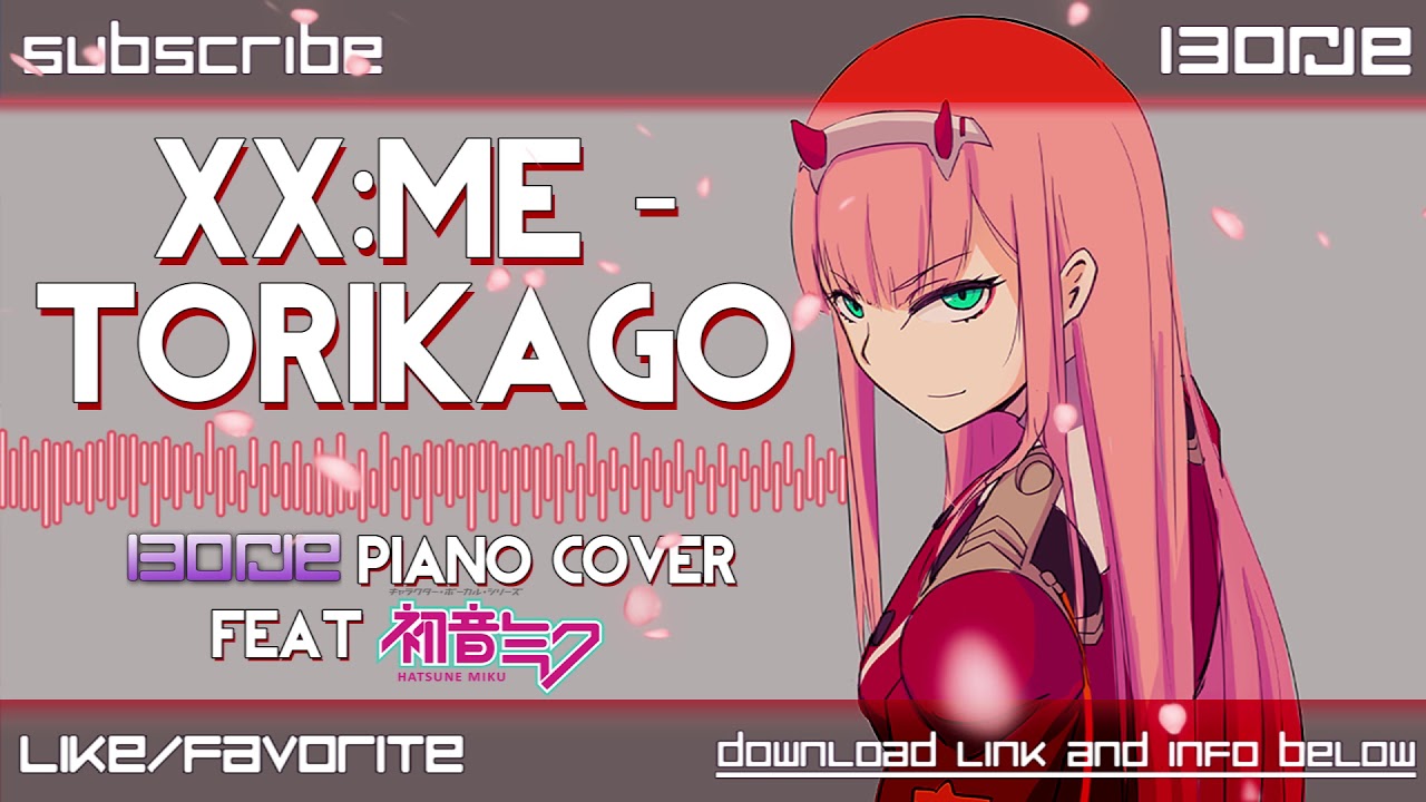 Darling In The Franxx ED「Torikago」(Piano Cover Feat. Hatsune Miku ...