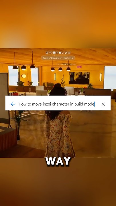 How to move your character in Inzoi build mode. Inzoi Demo tutorial # ...