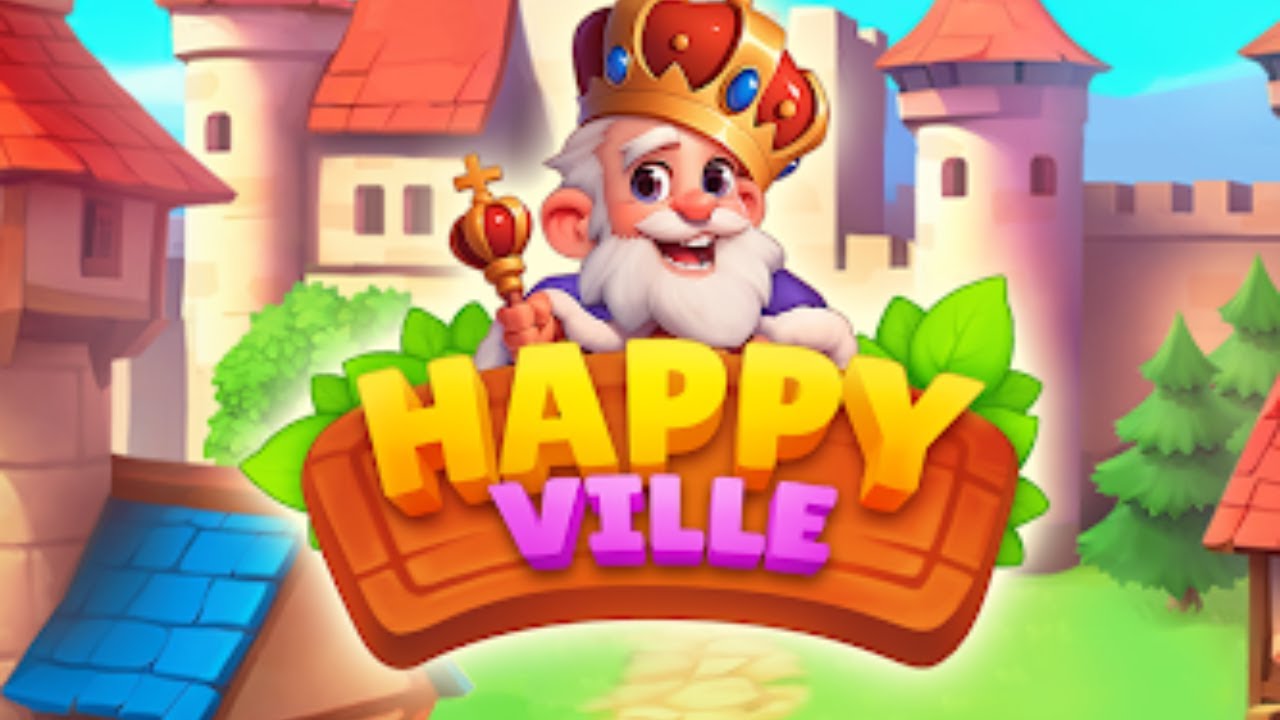 HappyVille Merge Farm Building Game Gameplay Android - YouTube