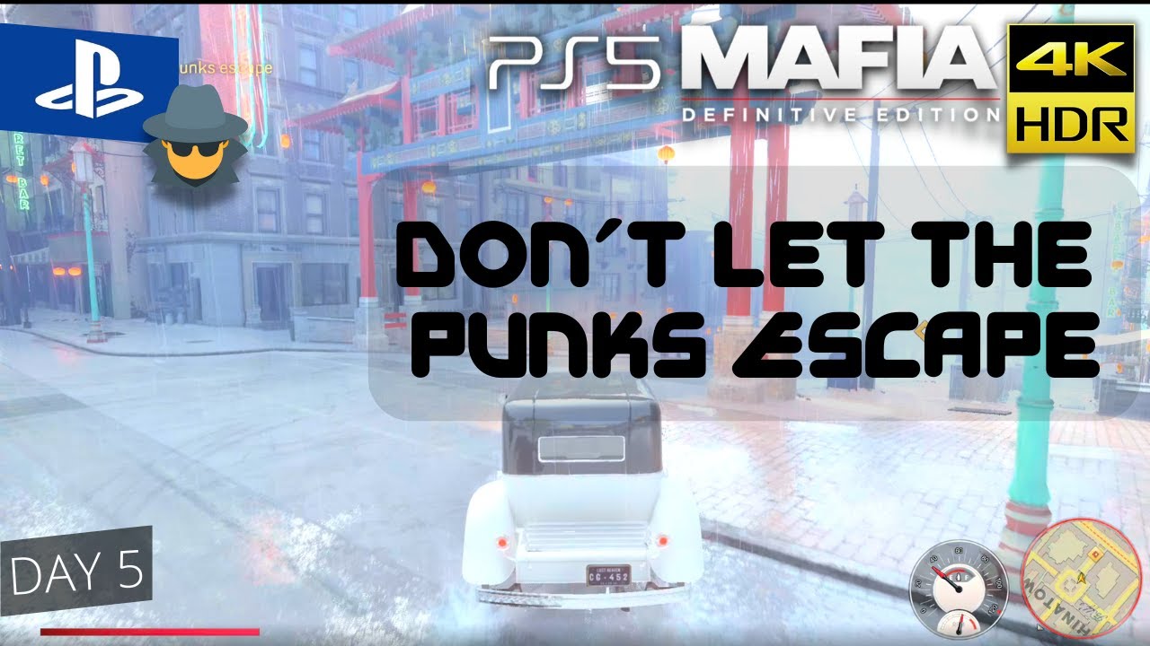 (PS5)Don’t let the Punk Escape Mafia Definitive Edition #Gameplay 4K # ...