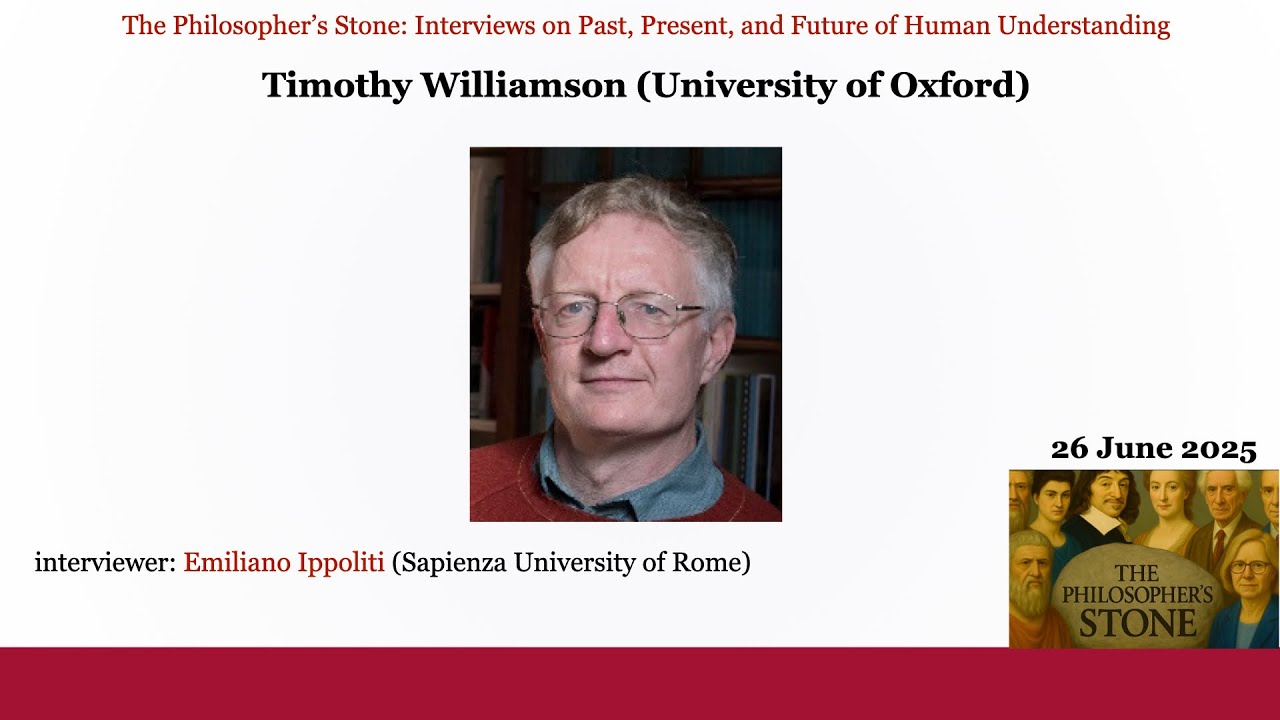 Timothy Williamson @ The Philosopher's Stone - YouTube