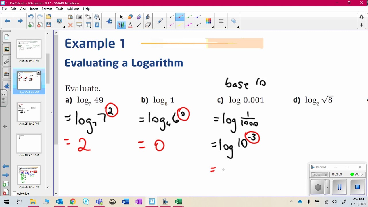 logs example 1 - YouTube