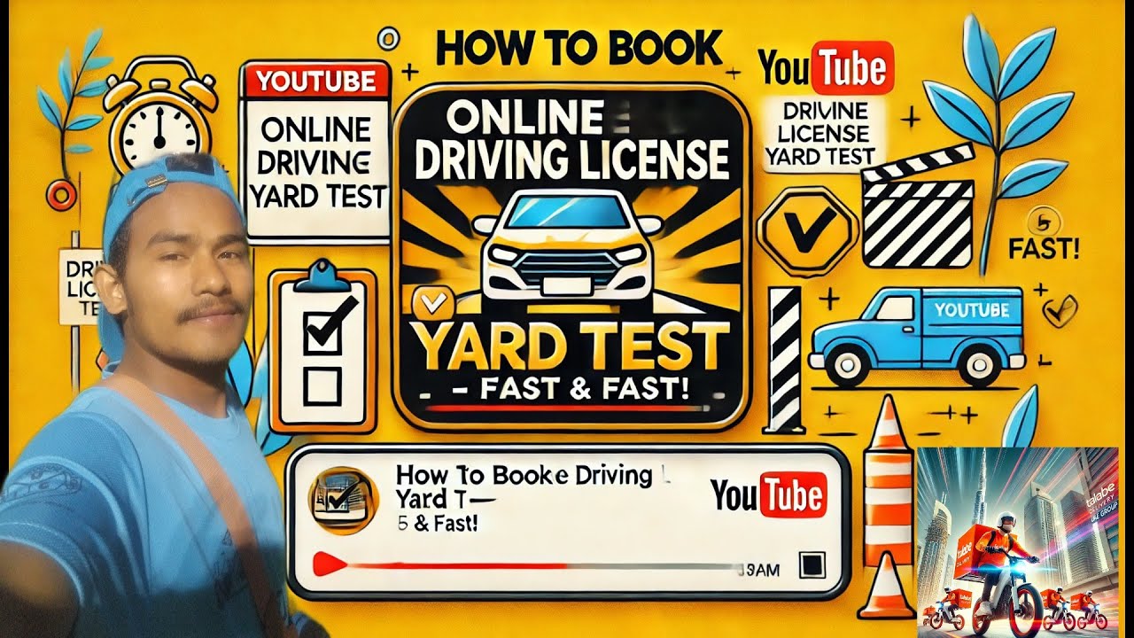 How To Booked Dubai Driving License RTA Yard Test Date 🔥#ShivaBasel # ...