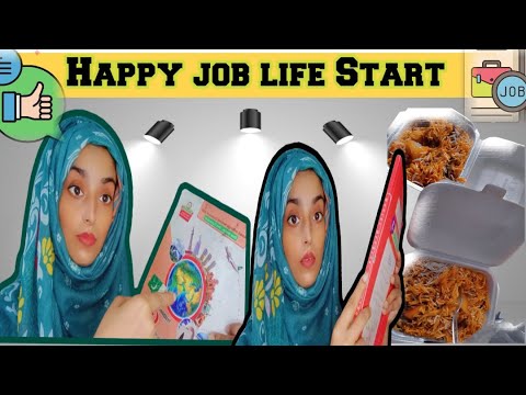 My first day at work | after vacations working start | job life vlogs | job day start | job ...