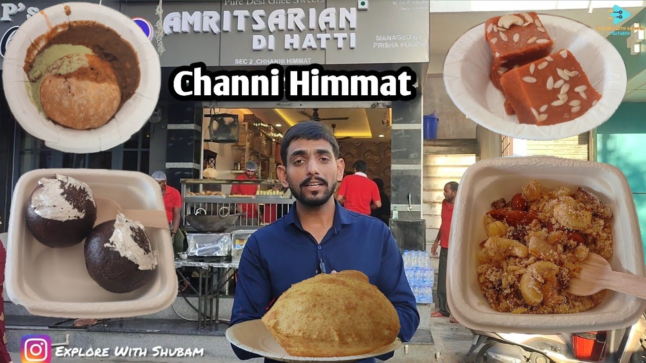 Amritsarian di hatti || food review || street food || jammu food ...