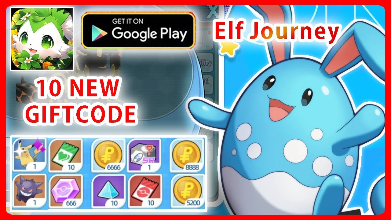 How To Redeem Code Elf Journey & All 10 Giftcodes & Gameplay Pokemon Game Android - YouTube