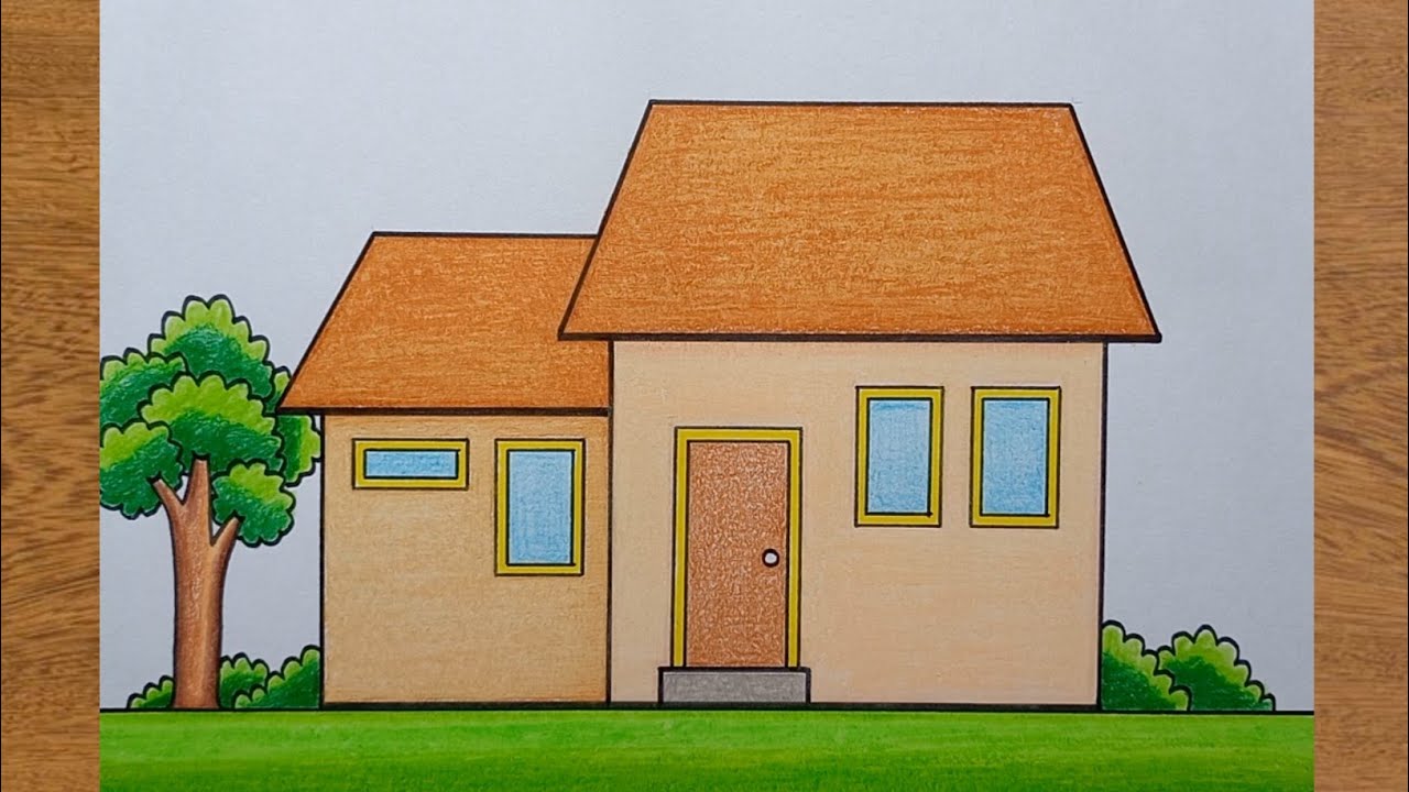 Drawing House Part 2 | How to draw an easy house for beginners - YouTube