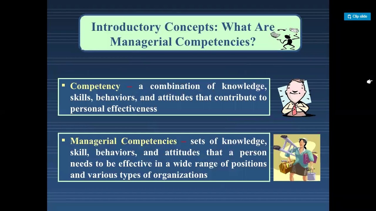 Managerial Competencies, Types of Managers - YouTube