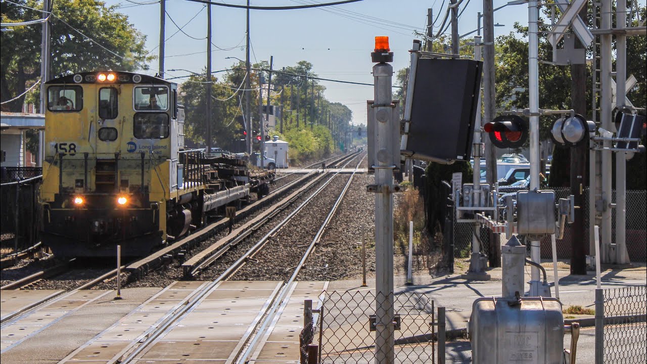 LIRR work train at Bethpage - YouTube