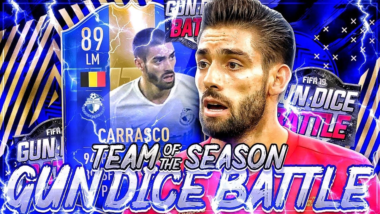 FIFA 19: TOTS Yannick CARRASCO GUN DICE BATTLE vs NoHandGaming 🔥 - YouTube