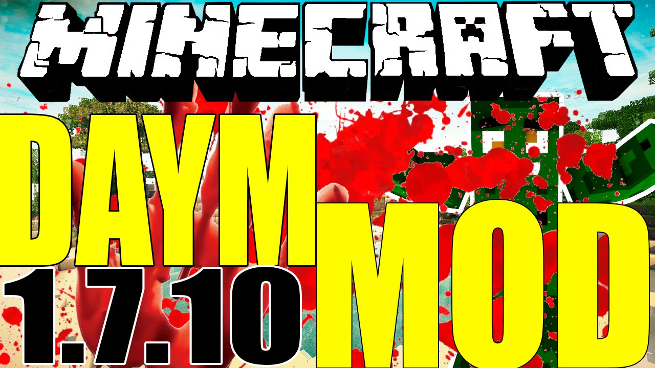 Minecraft 1.7.10-DayM mod (DayZ) mais download da pasta .minecraft ...