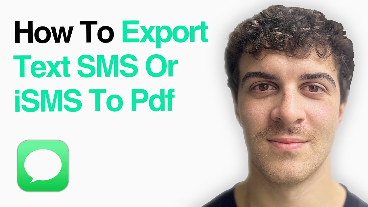 How To Export Text Messages Or Imessages From Iphone To Pdf (2025 Guide ...