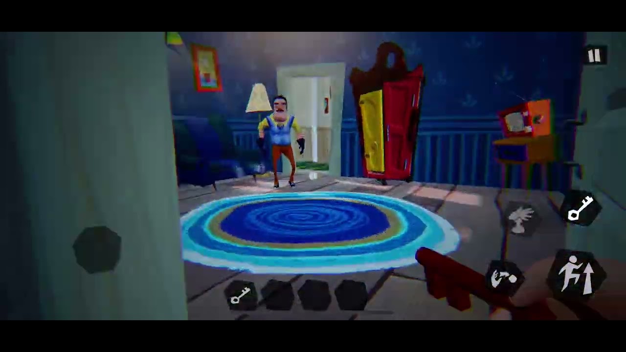 Playing Hello Neighbor on iPhone 16 Pro (Mom’s new phone lmao) - YouTube