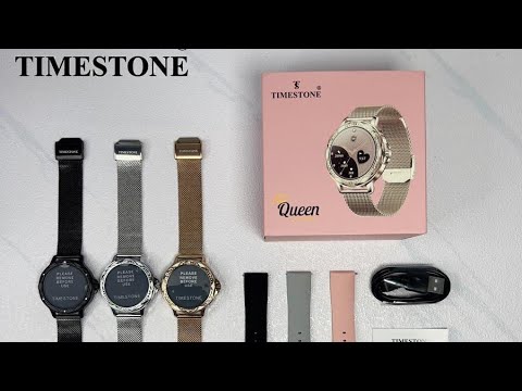 Timestone Quees luxury smartwatch for girl rosegold with strap free ...