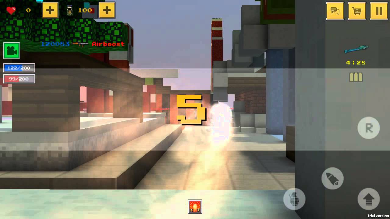 [Block Force - Pixel Style Gun Shooter Game] Hard games - YouTube