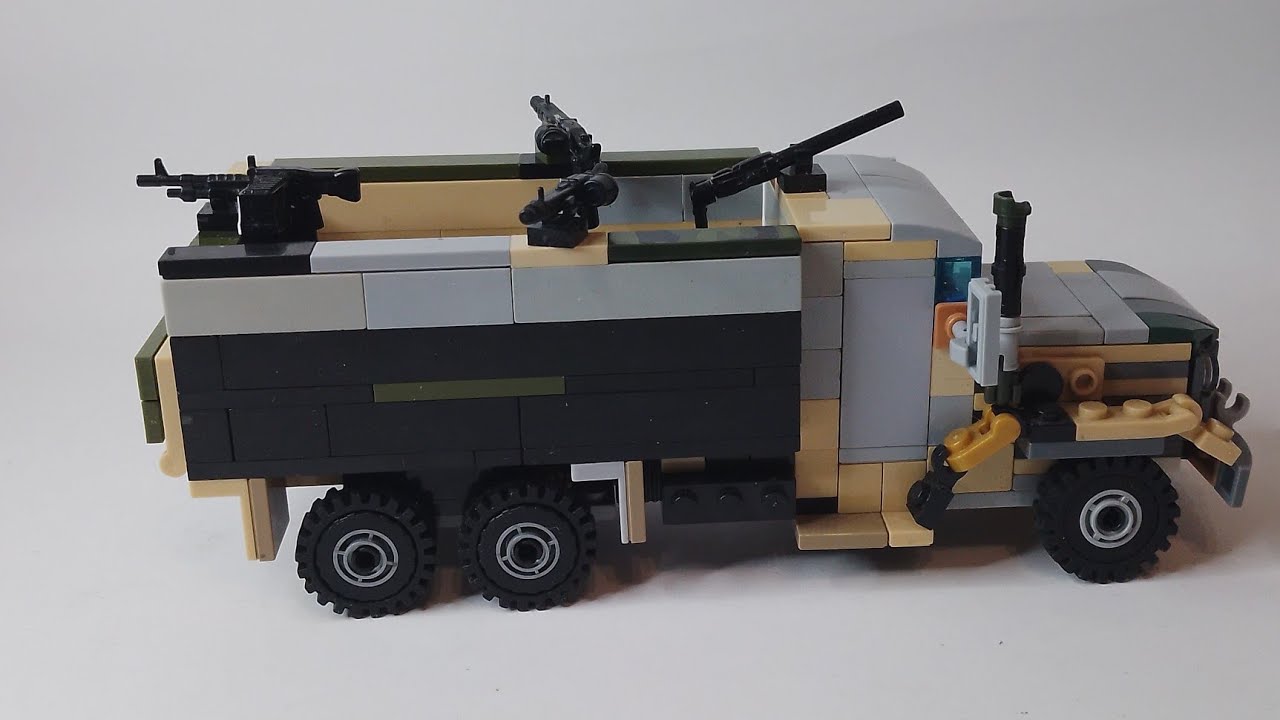 M35 guntruck of Lego - YouTube