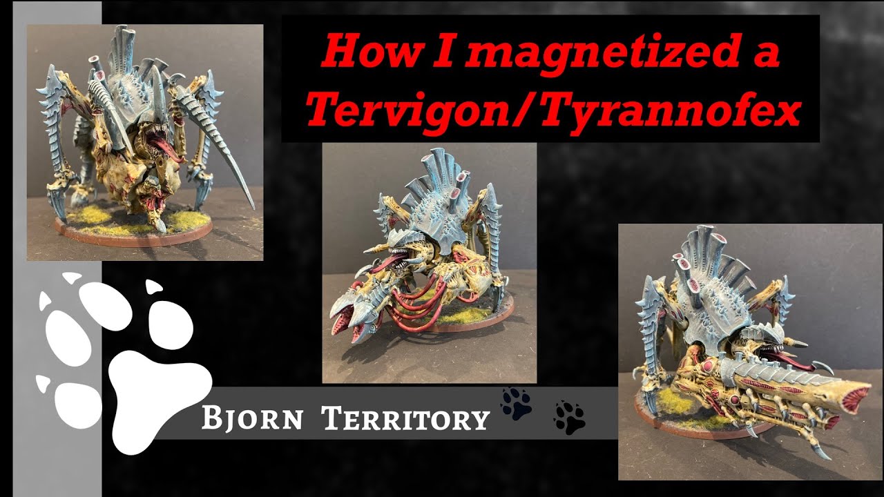 How I Magnetised a Tyranid Tervigon to change into a Tyrannofex - YouTube