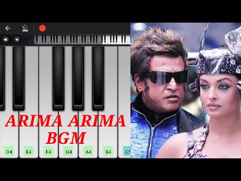Enthiran - Arima Arima BGM | Rajinikanth | A R Rahman | Piano Cover | Perfect Piano