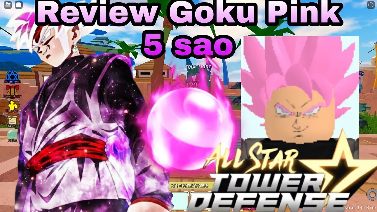 Roblox l Review BLACK GOKU *ROSE ORB* l ALL STAR TOWER DEFENSE - YouTube