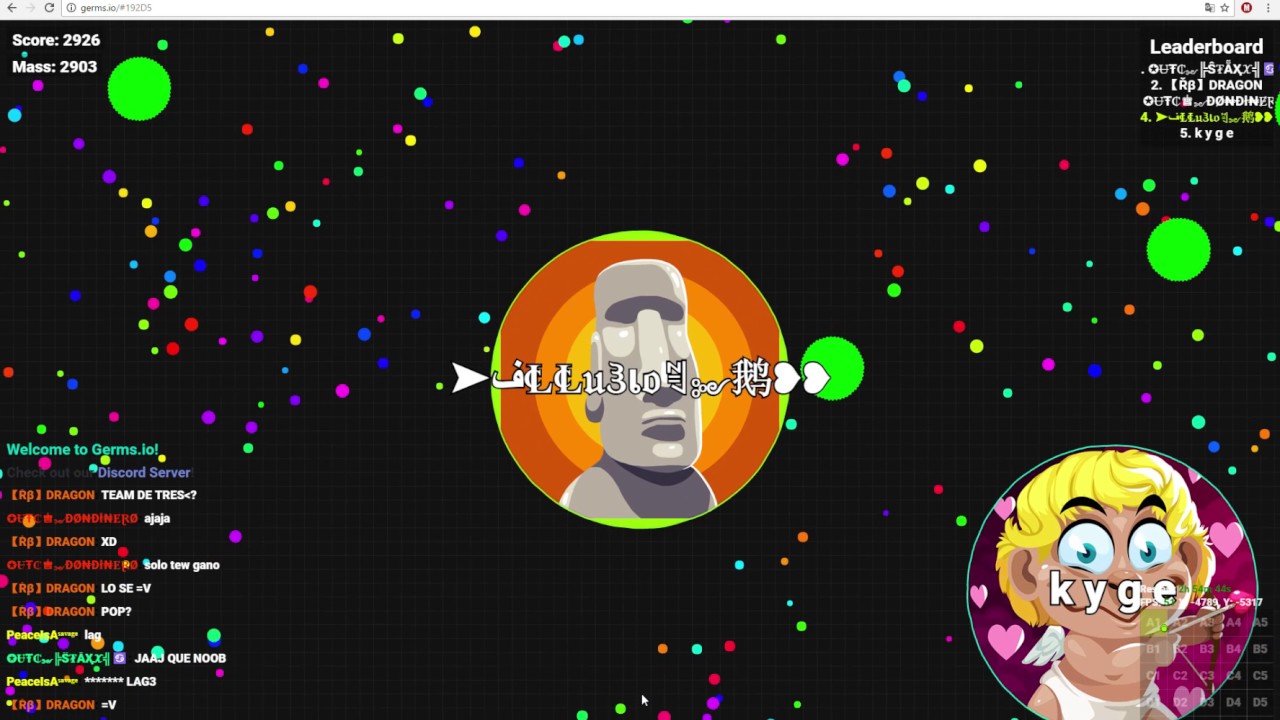 Germs.io Skin Rotator Tutorial + Gameplay - YouTube