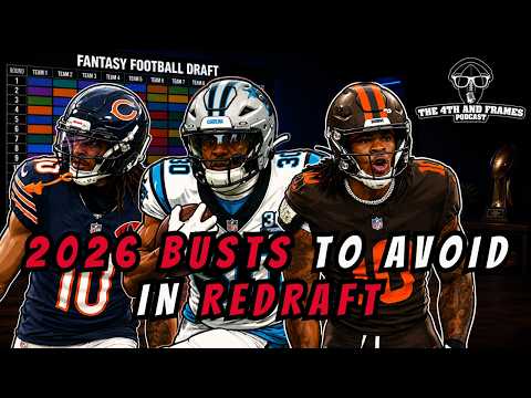 2026 Fantasy Football Busts | Biggest Redraft Busts w/ Pat Fitzmaurice
