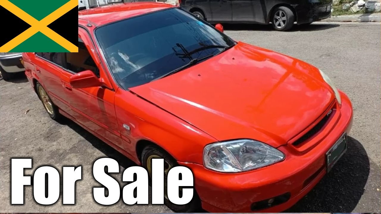 1998 Red Honda Civic For Sale in Clarendon, Jamaica - YouTube