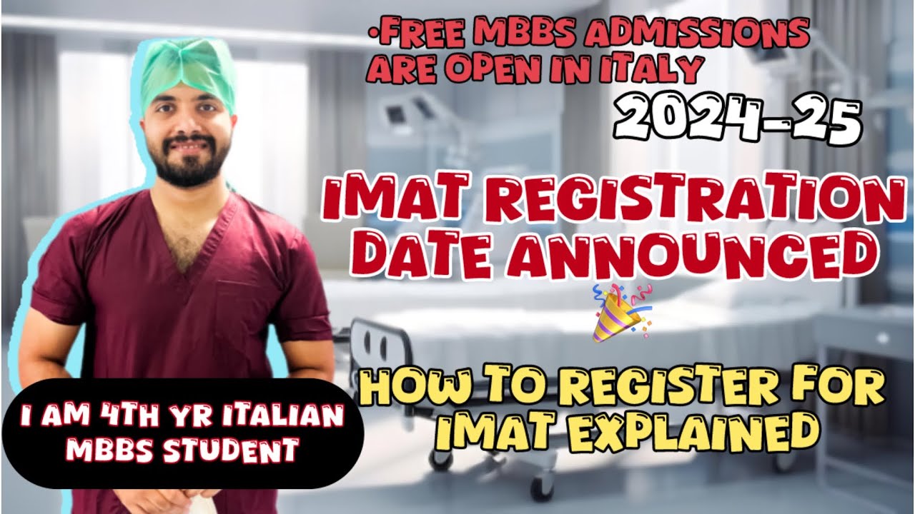 IMAT REGISTRATION DATE ANNOUNCED 2024-25| HOW TO REGISTER FOR IMAT ...