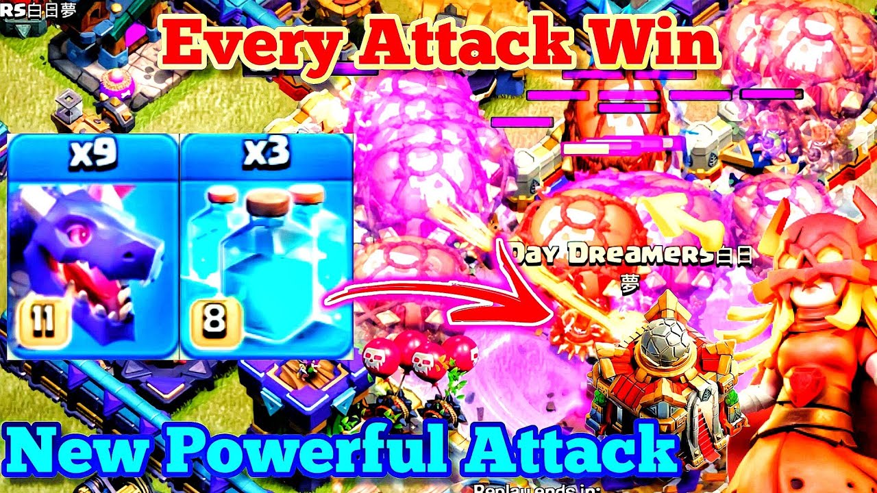 Best Th16 Dragon Attack | Th16 Most powerful Attack Strategy | Clash of ...