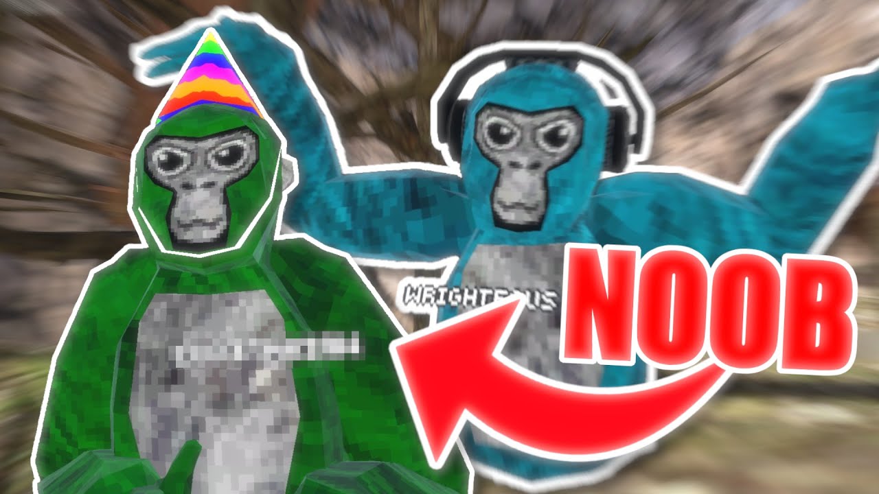 Teaching An ABSOLUTE NOOB How To Play Gorilla Tag VR! (ft. @slat ...