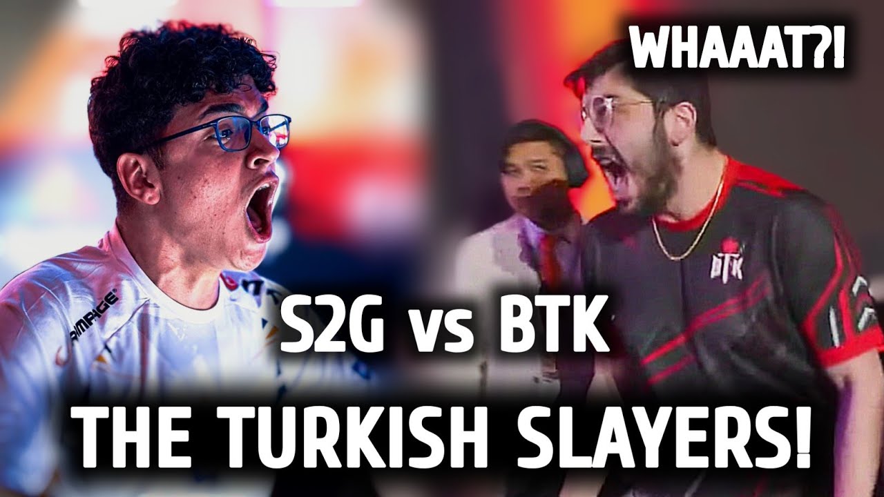 TURKISH SLAYER! MOBAZANE SCREAMS! BTK vs S2G DAY 2 M6 SWISS STAGE - YouTube