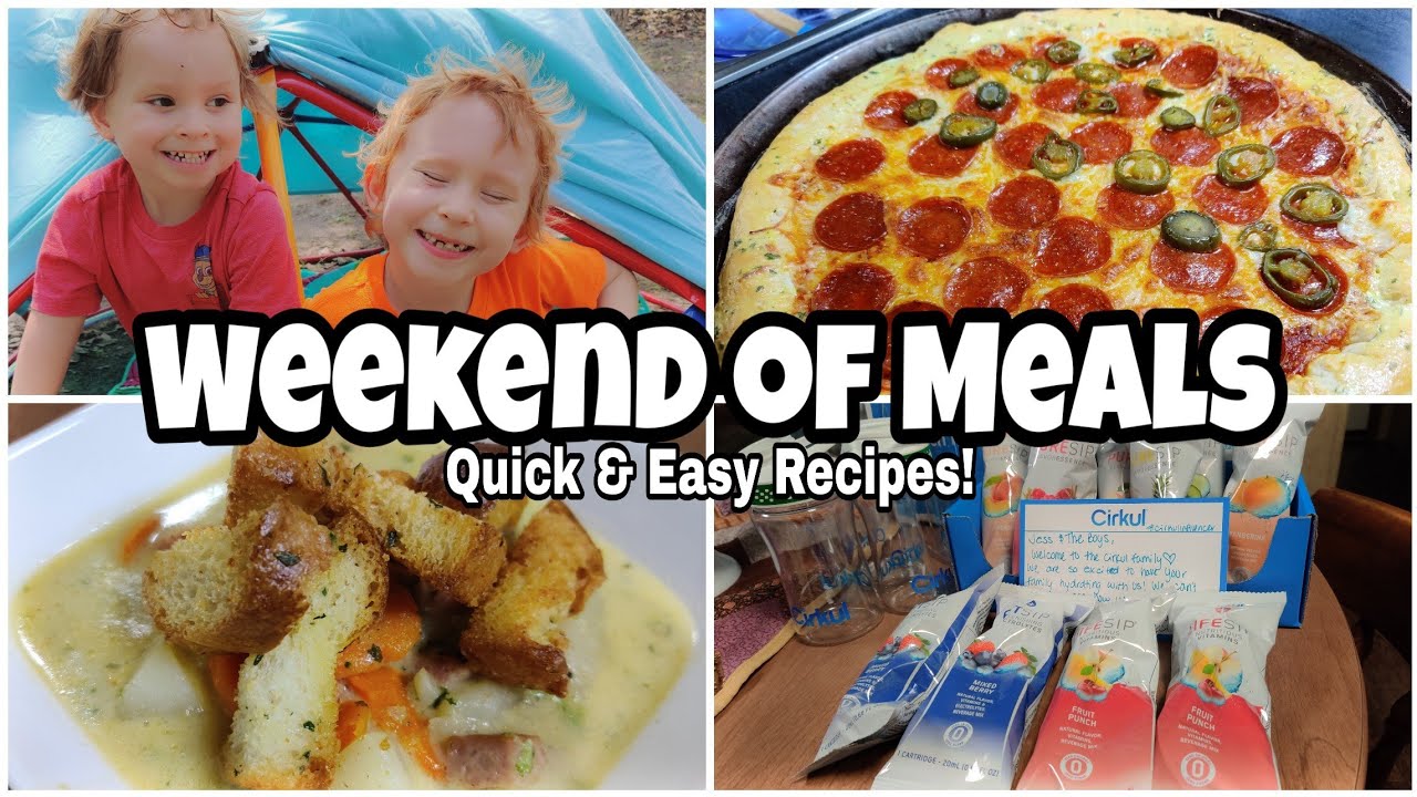 Weekend of Meals | Easy Recipes | Weekend in the Life - YouTube