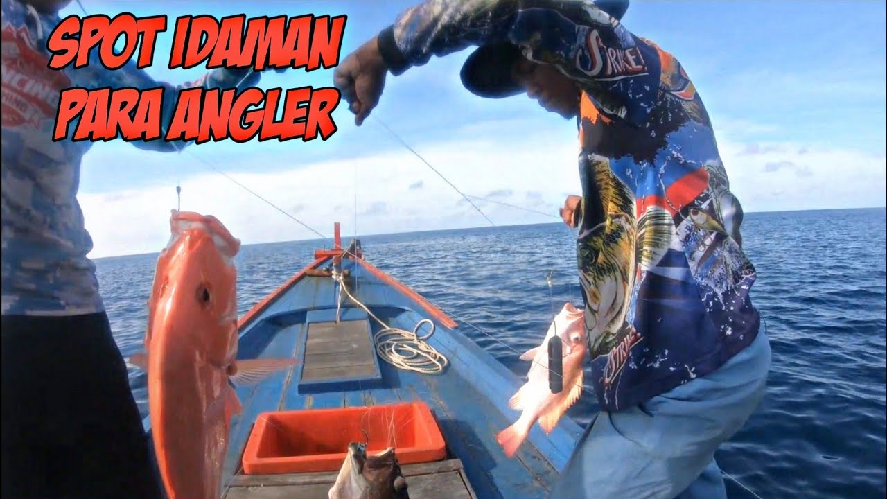 Mancing di spot yang tidak pernah di pancing nelayan||hasil melimpah ...