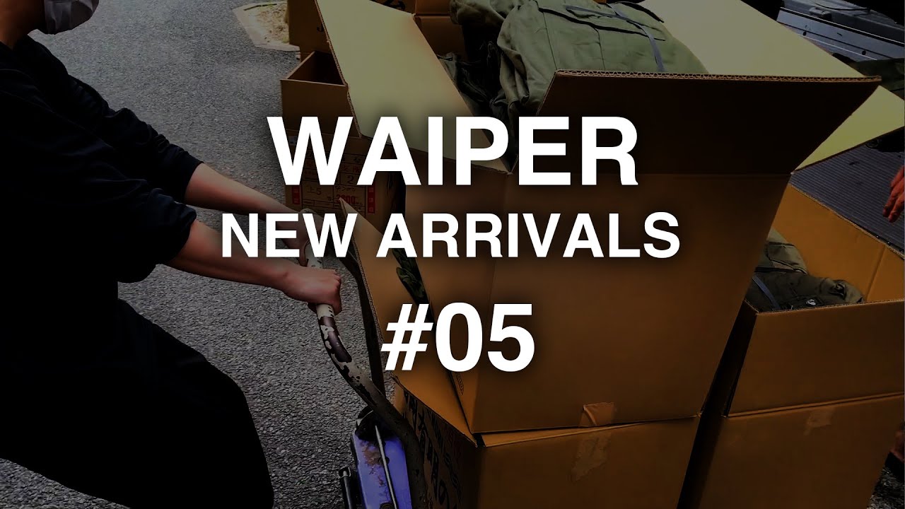 WAIPER | 最近の入荷アイテムをご紹介します！ 【#05】 - YouTube