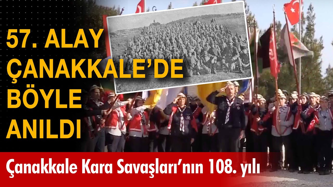 57. Alay Çanakkale'de anıldı - YouTube