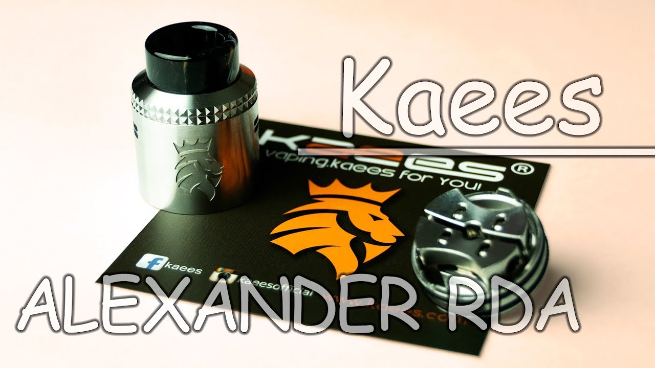 ALEXANDER RDA by Kaees - M's Vape - YouTube