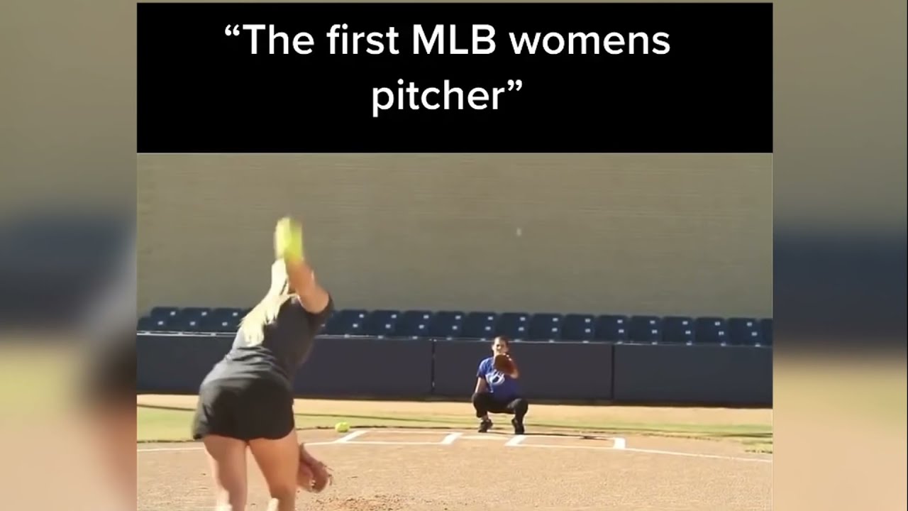 First Woman to ever pitch in MLB - YouTube