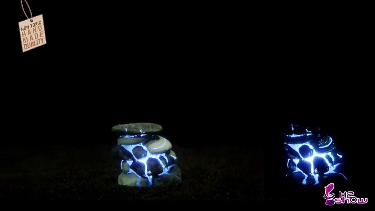 Hydor H2shOw dekoráció Earth Gems folyami kavics + fehér LED - YouTube