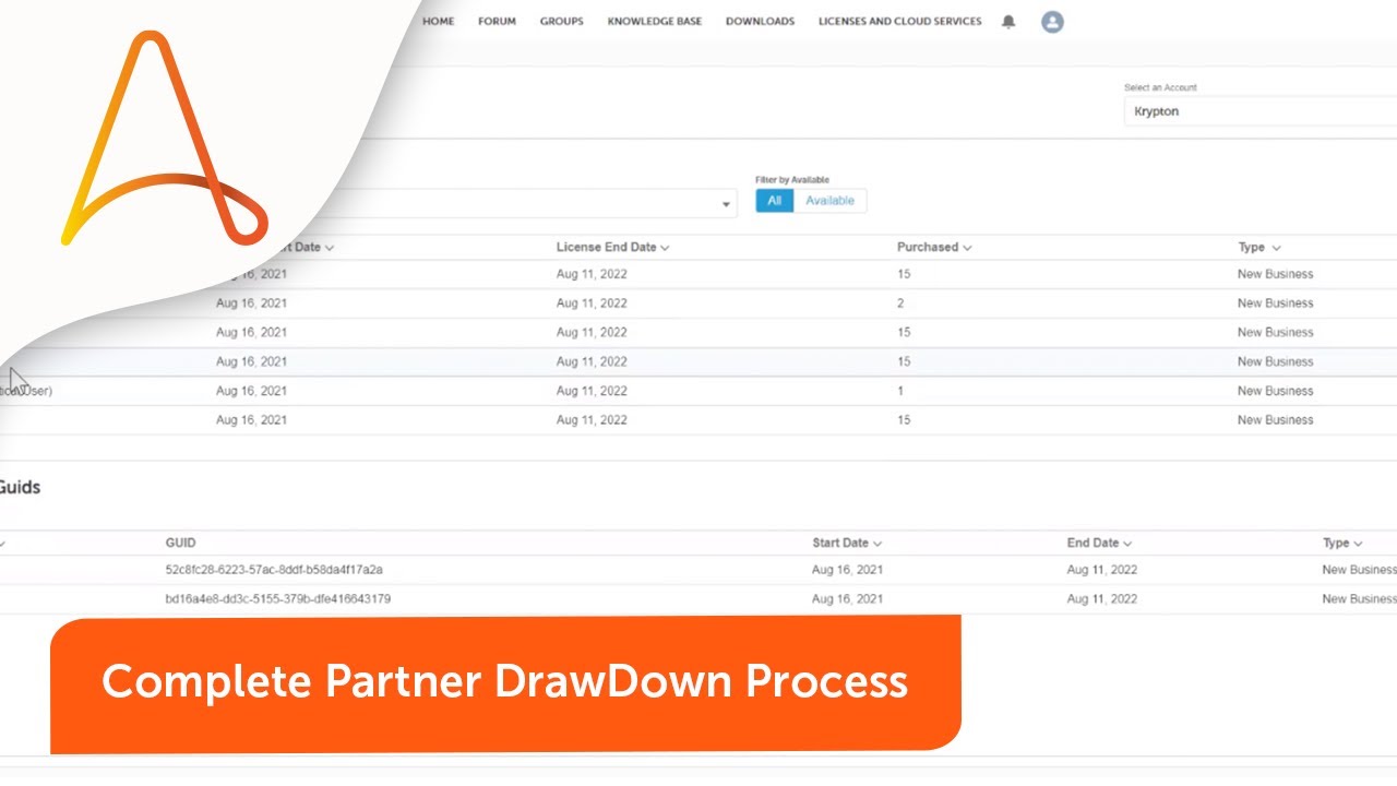 How to Complete the Partner Draw Down Process | Automation 360 - YouTube