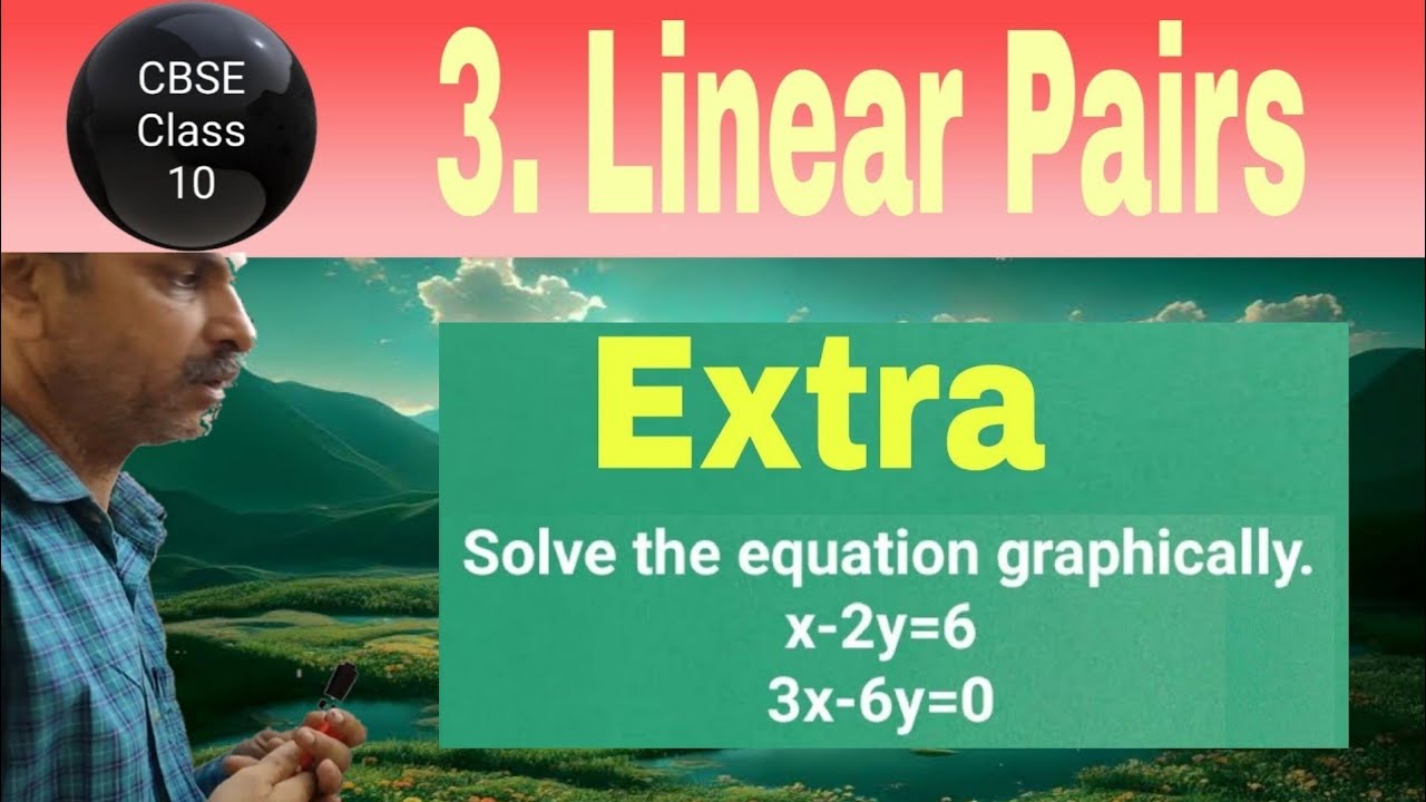 Solve The Equation Graphically X 2y 6 3x 6y 0 YouTube