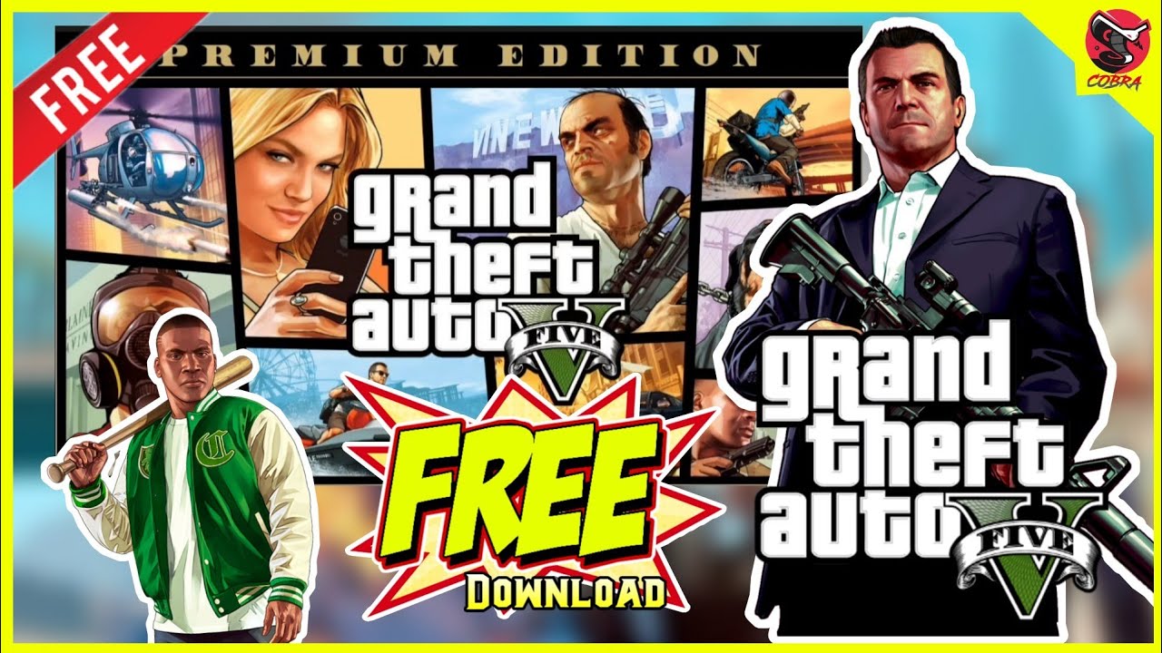 GTA 5 Download FREE | Grand Theft Auto 5 Premium Edition | Epic Games ...