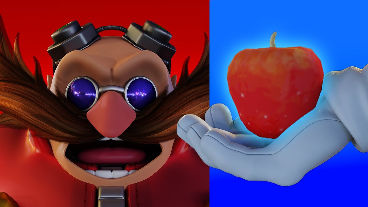 AN APPLE A DAY KEEP DOCTORS AWAY (sonic defeats DR Eggman with an apple ...