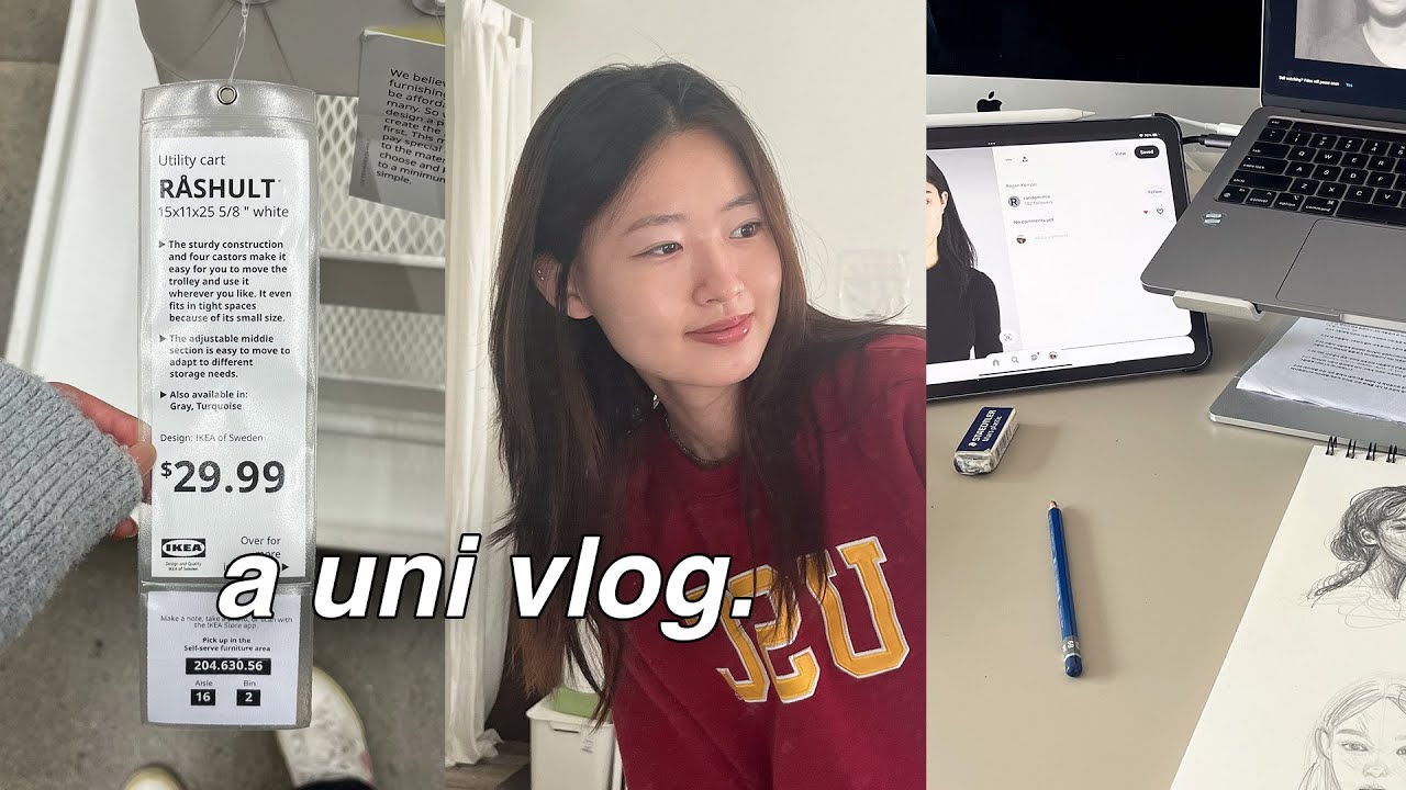 24 hrs in the school life of an introverted college student 👩🏻‍💻 ...