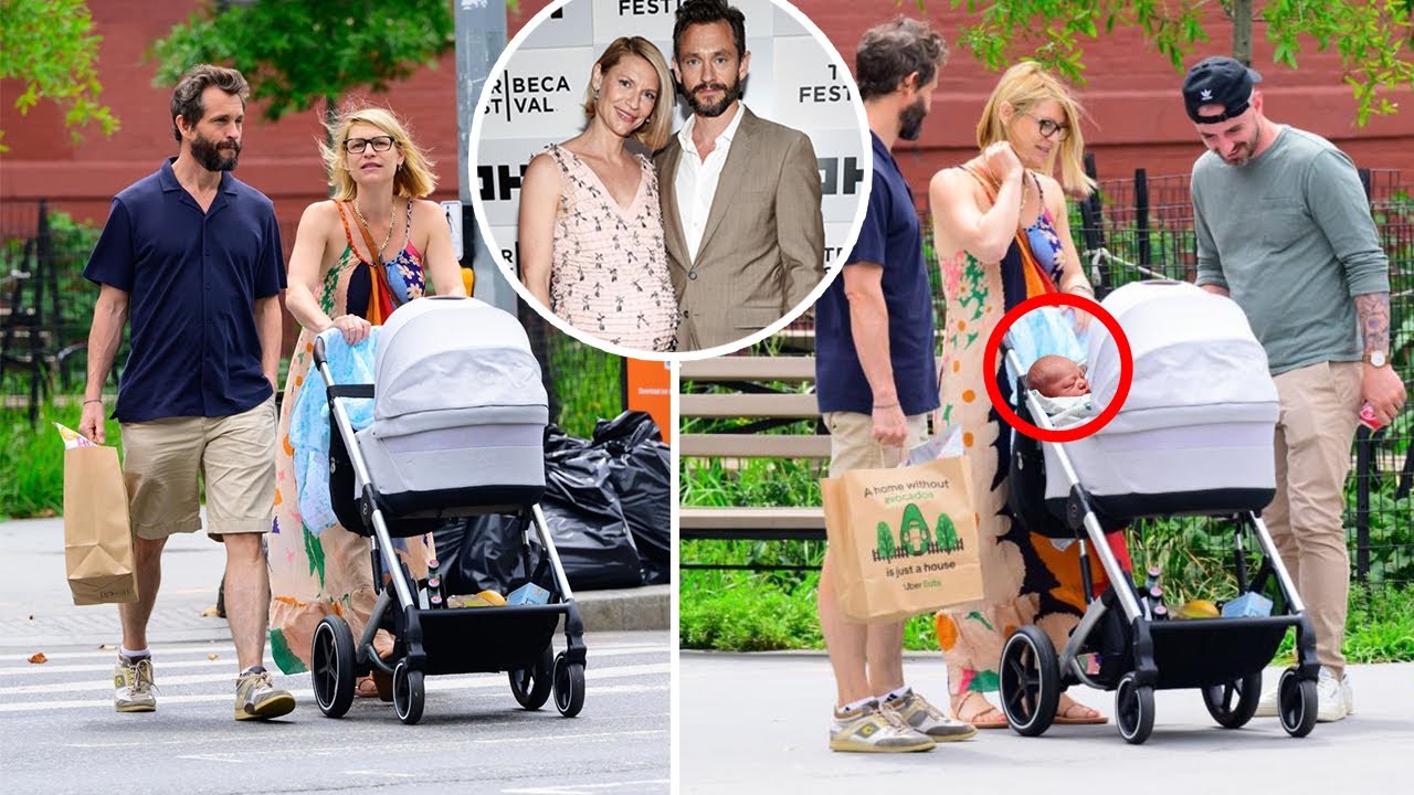 Claire Danes Secretly Welcomes Baby No 3 With Husband Hugh Dancy - YouTube