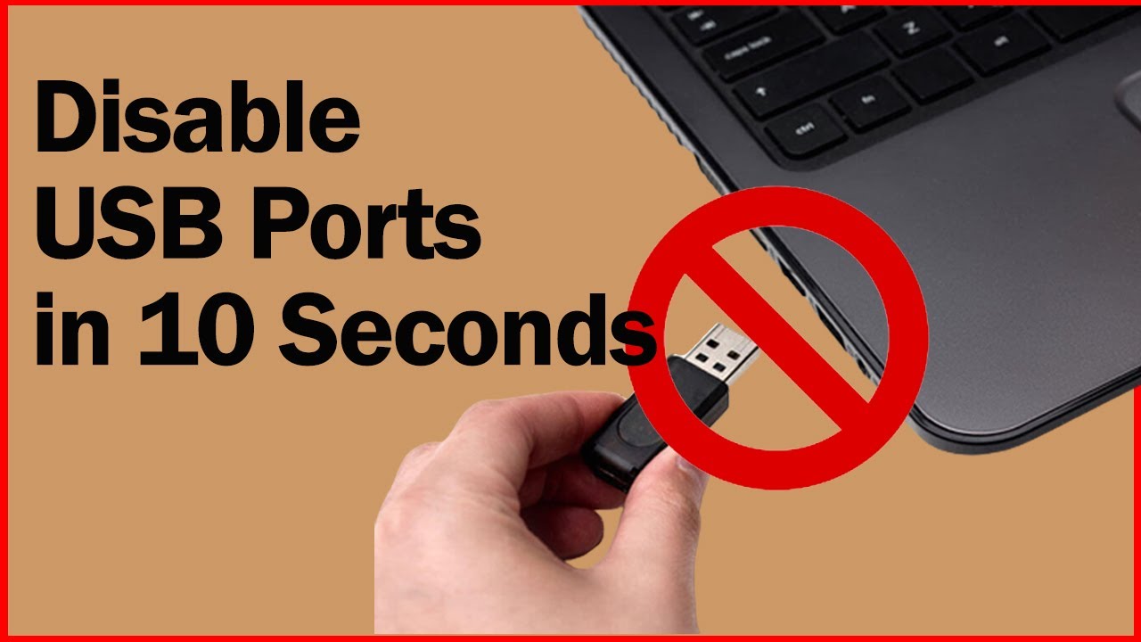 How to Disable Laptop USB Ports | Block Computer USB Ports | Hanvi Tech ...