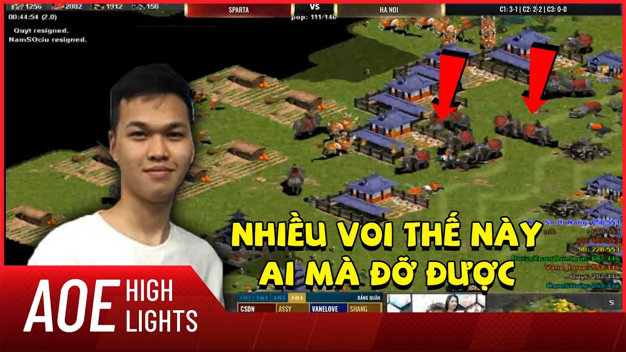 AoE Highlight | Voi thần Persian, đội quân xuất hiện để chấm dứt các ...